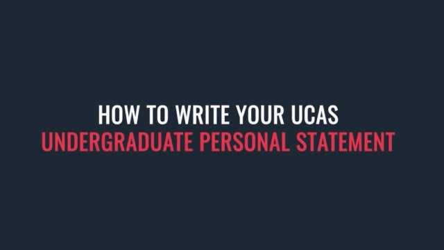 How to write your undergraduate personal statement | UCAS How to write your undergraduate personal statement | UCAS